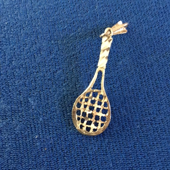 925 Sterling Silver | Jewelry | Vintage Charm Tennis Racket | Poshmark